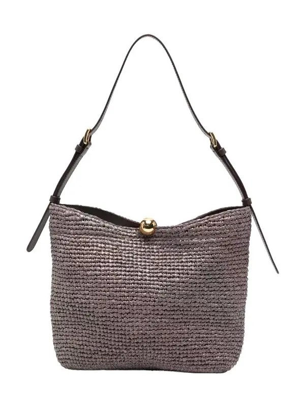Furla Sfera Soft Woven Top-handle Tote Bag - Grey