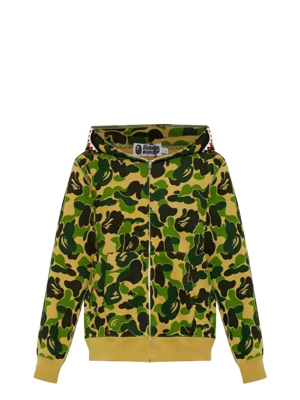 A BATHING APE Camouflage Print Hoodie - Neutrals