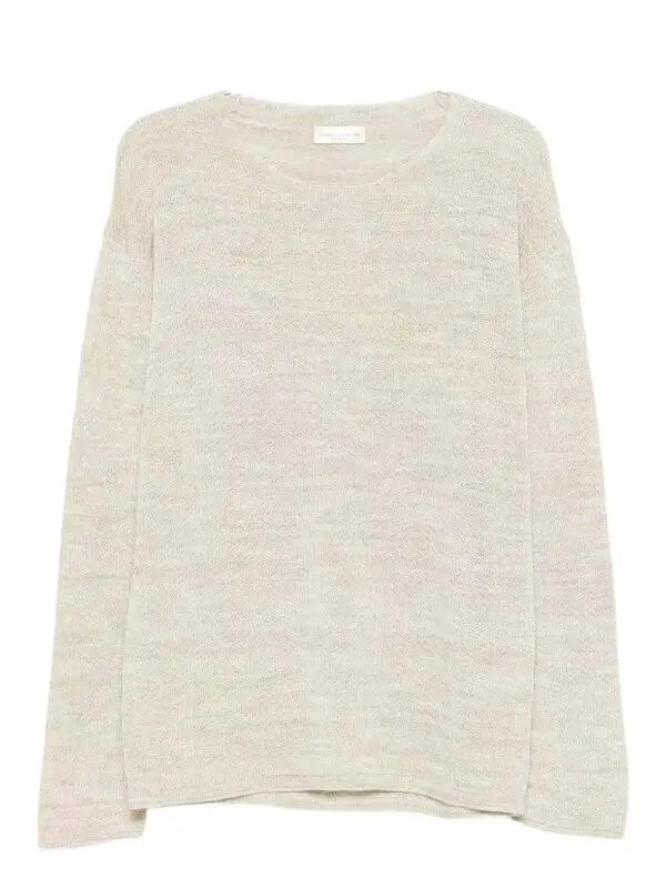 ROBERTO COLLINA Round-neck Sweater - Neutrals