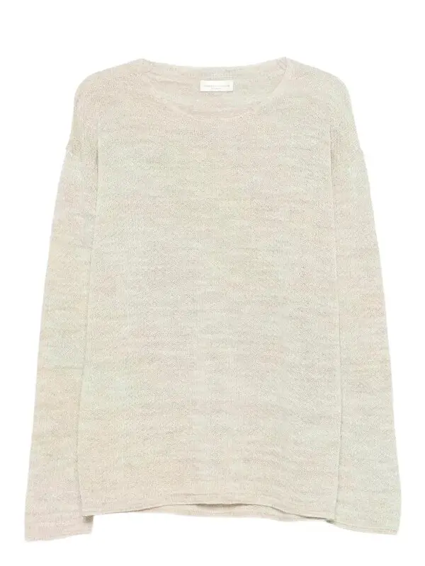 ROBERTO COLLINA Round-neck Sweater - Neutrals
