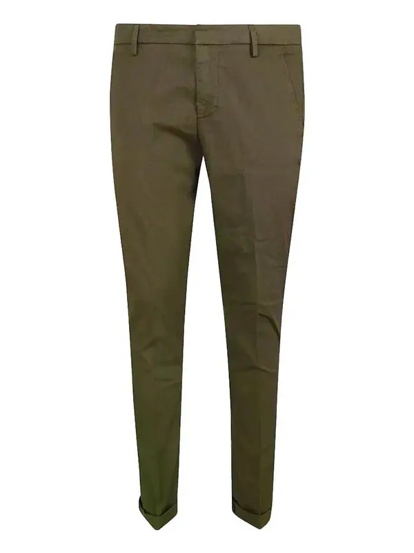 DONDUP Gaubert Concealed-fastening Chinos - Green
