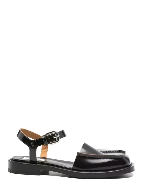 Moschino Buckle-strap Pumps - Black
