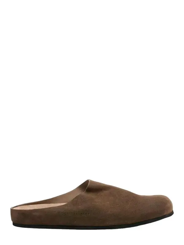 COMMON PROJECTS Round-toe Mules - Brown