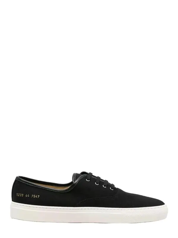 COMMON PROJECTS Four Hole Lace-up Sneakers - Black