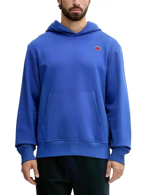 The North Face Logo-embroidered Hoodie - Blue