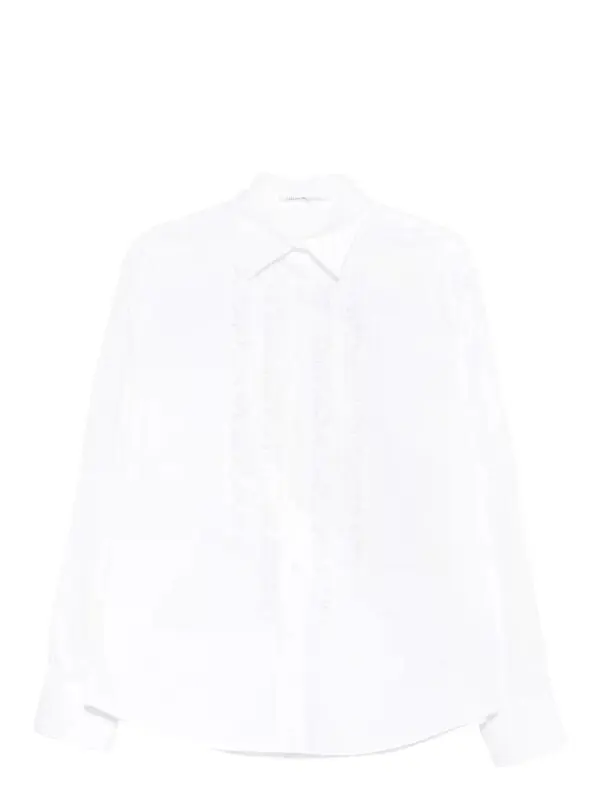 Ermanno Scervino Long-sleeve Ruffled Shirt - White