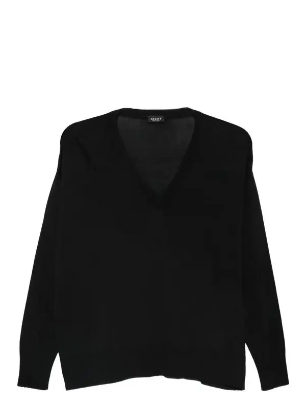 NEERA V-neck Top - Black