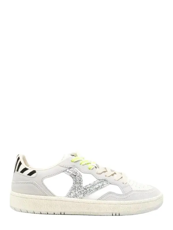 Victoria Beckham Smash Glitter Sneakers - White