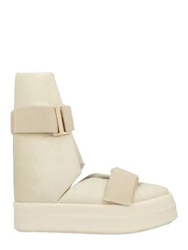 Rick Owens Leather Boots - White