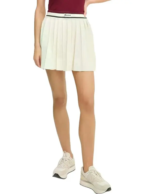 Guess Pleated Mini Skirt - Neutrals