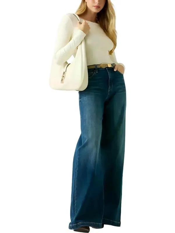 Guess Patterned Long-sleeved Top - Neutrals