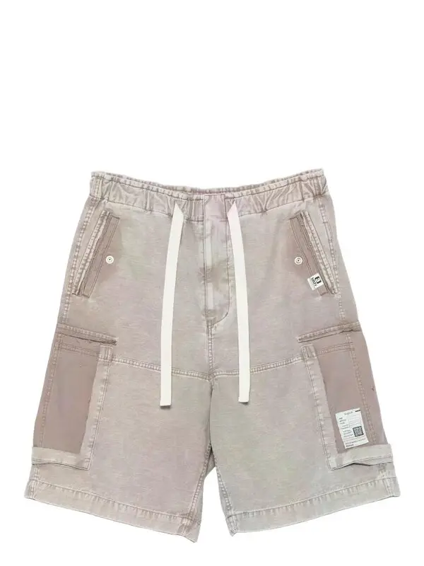 Mihara Yasuhiro Cargo Drawstring Shorts - Neutrals
