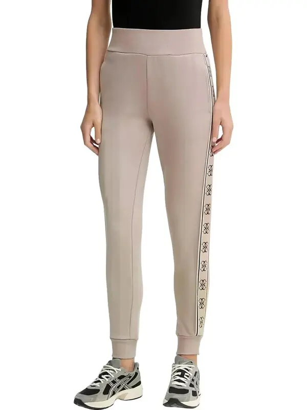 Guess Logo Stripe Trousers - Neutrals