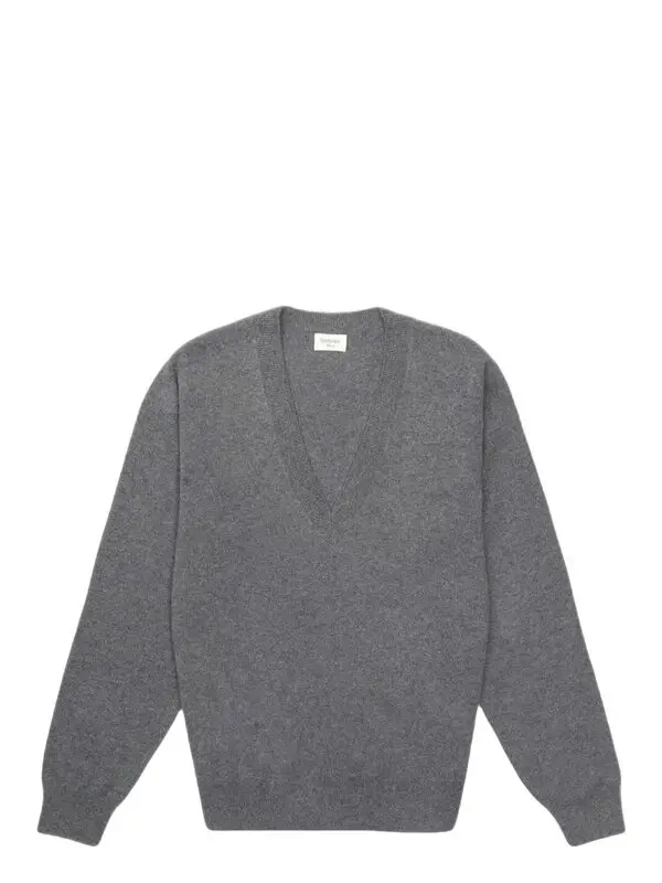Saint Laurent V-neck Sweater - Grey