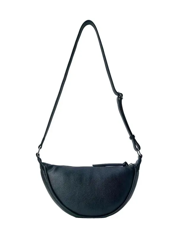 VIVIENNE WESTWOOD Lacey Half-moon Crossbody Bag - Black