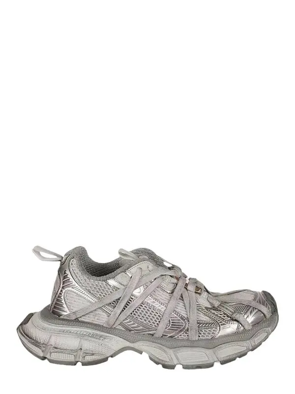 Balenciaga 3xl Extreme Laces B Slip-on Sneakers - Silver