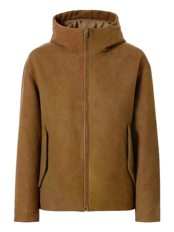 Attachment Hooded Jacket - Brown