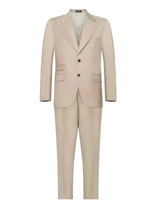 FRANZESE COLLECTION Stefano De Martino Single-breasted Suit - Neutrals