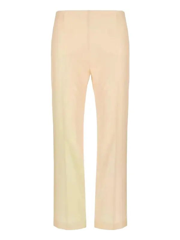 Alberta Ferretti Silk Trousers - Neutrals