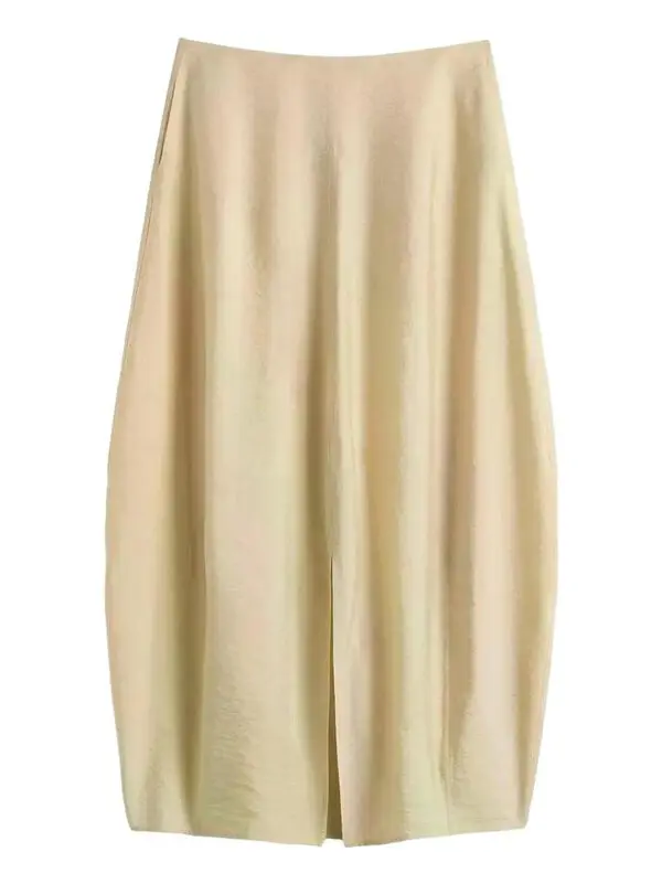 TOTEME Split Skirt - Neutrals