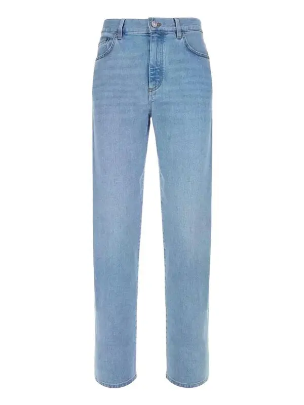 Zegna Patch Denim Jeans - Blue