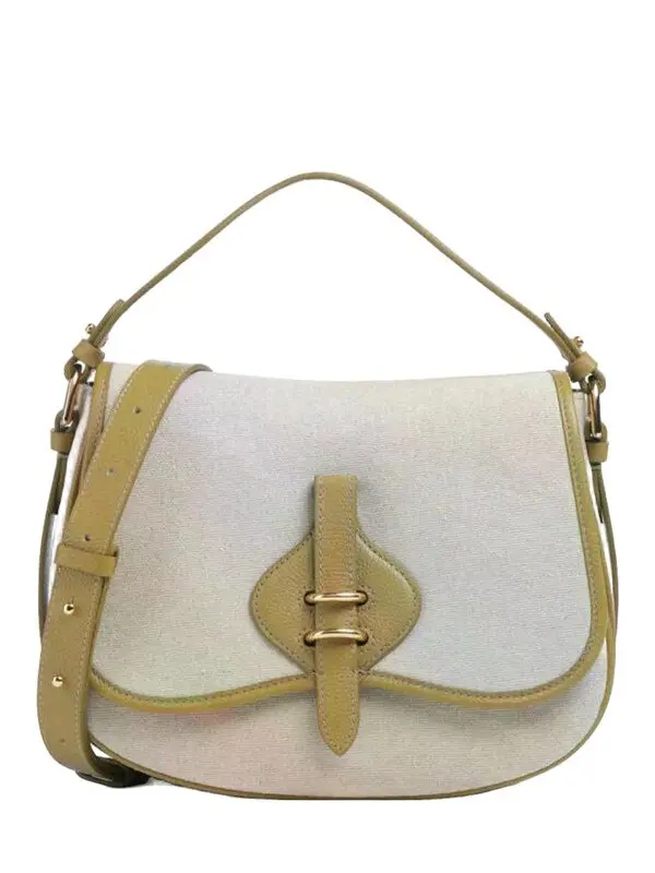 COCCINELLE Buckle Leather Tote Bag - Neutrals