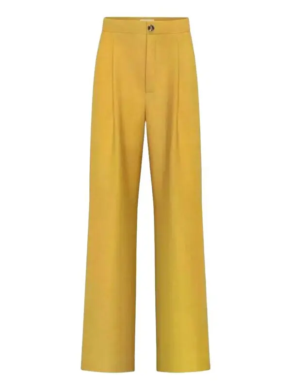 Marella Emme Pleated Trousers - Yellow