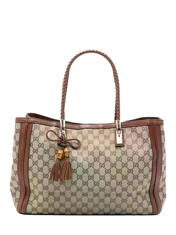 Gucci Gg Canvas Bella Tote Bag - Neutrals