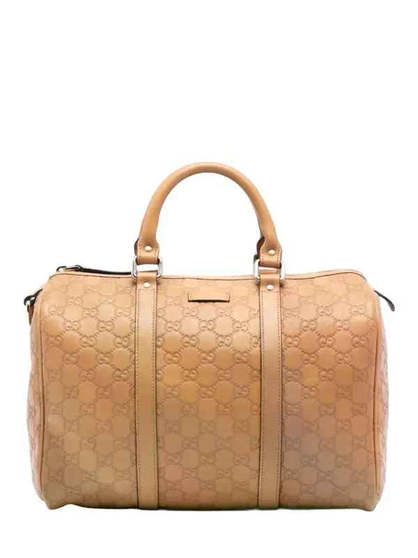 Gucci 2016-2026 Medium Sssima Joy Boston Bag - Neutrals