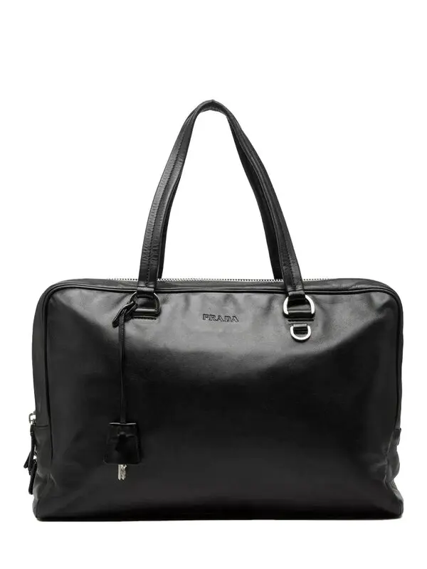 Prada 2010-2025 Nappa Leather Shoulder Bag - Black