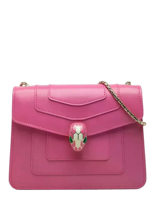 BVLGARI Serpenti Forever Chain Crossbody Bag - Pink