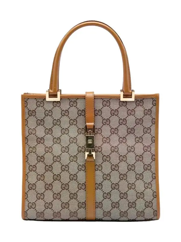 Gucci Gg Canvas Jackie Handbag - Neutrals