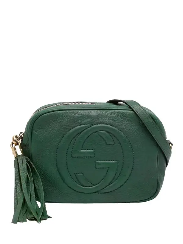 Gucci 2016-2025 Leather Soho Disco Crossbody Bag - Green