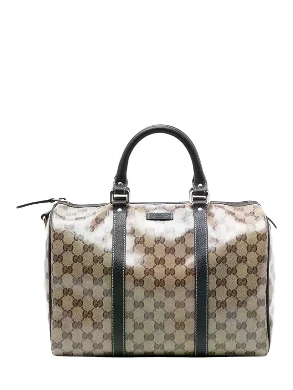 Gucci Medium Gg Crystal Joy Boston Bag - Neutrals