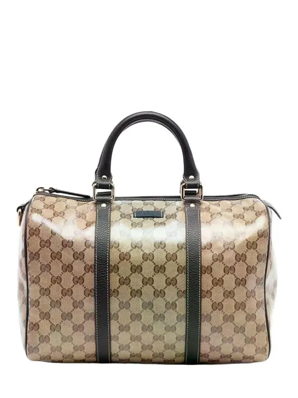 Gucci Medium Gg Crystal Joy Boston Bag - Neutrals