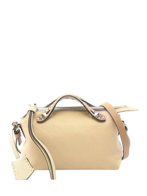Fendi Mini Leather Satchel - Neutrals