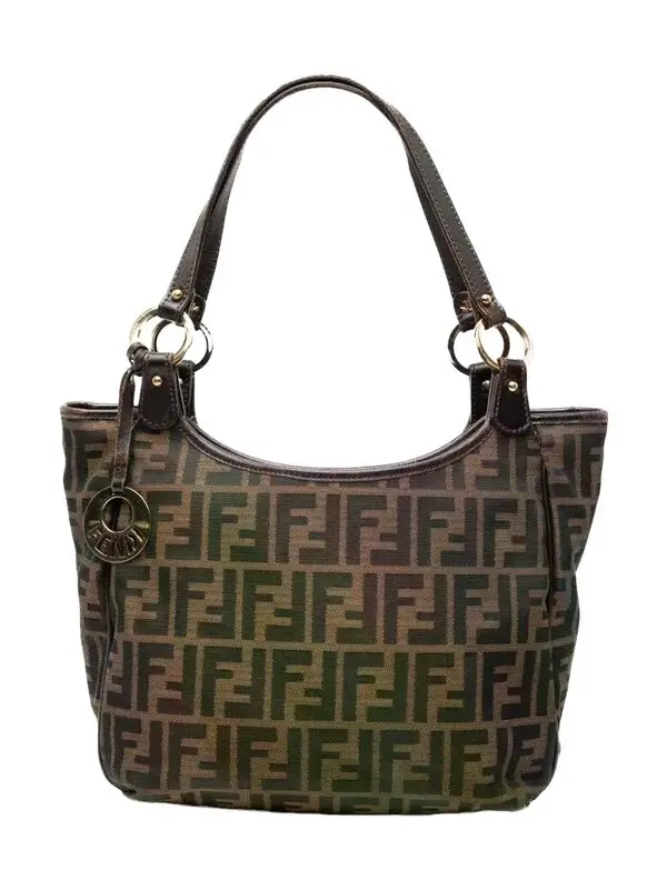 Fendi Zucca Canvas Chef Tote Bag - Brown