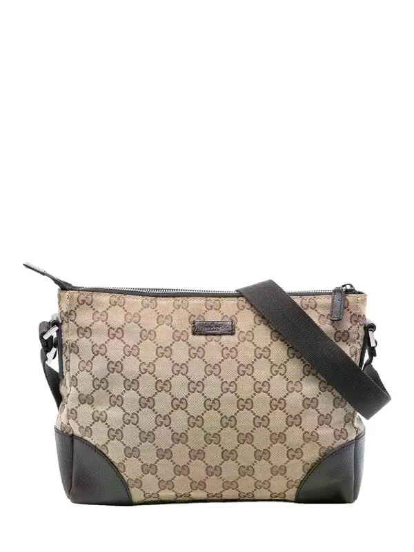 Gucci Gg Canvas Crossbody Bag - Neutrals