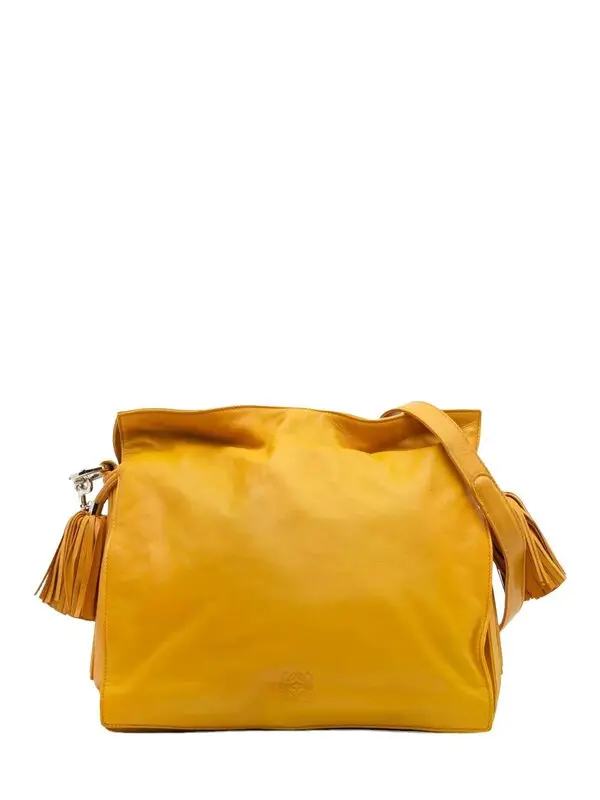 Loewe 2013 Nappa Flamenco Tassel 22 Crossbody Bag - Yellow