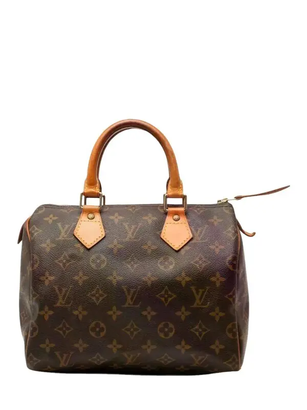 LOUIS VUITTON 2000 Monogram Speedy 25 Boston Bag - Brown