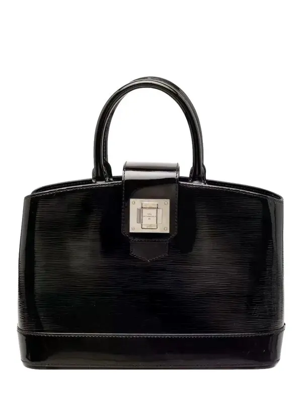 LOUIS VUITTON 2012 Electric Epi Mirabeau Pm Satchel - Black