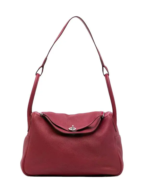 Hermès 2015 Clemence Lindy 34 Satchel - Red