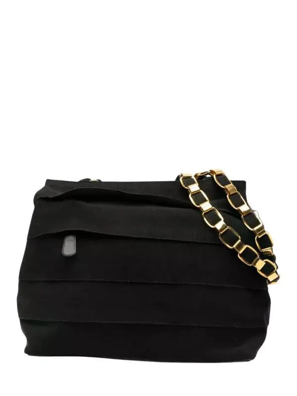 FERRAGAMO 20th Century Tiered Shoulder Bag - Black