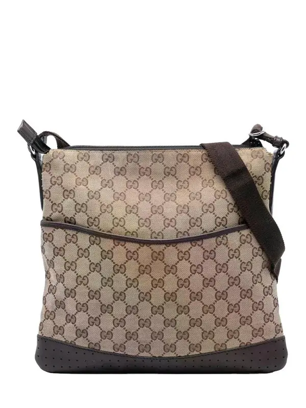 Gucci Gg Canvas Crossbody Bag - Neutrals