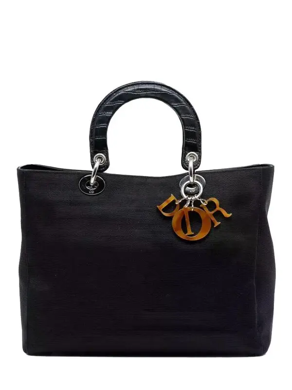 Dior 1998 Large Lady Satchel - Black