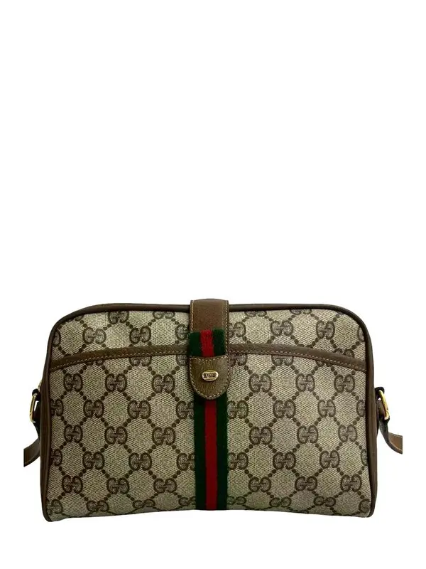 Gucci 20th Century Gg Supreme Web Crossbody Bag - Neutrals