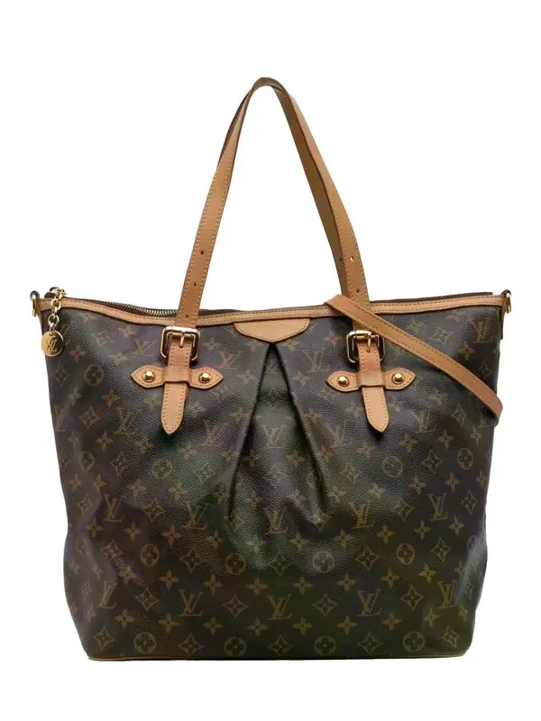 LOUIS VUITTON 2011 Monogram Palermo Gm Satchel - Brown