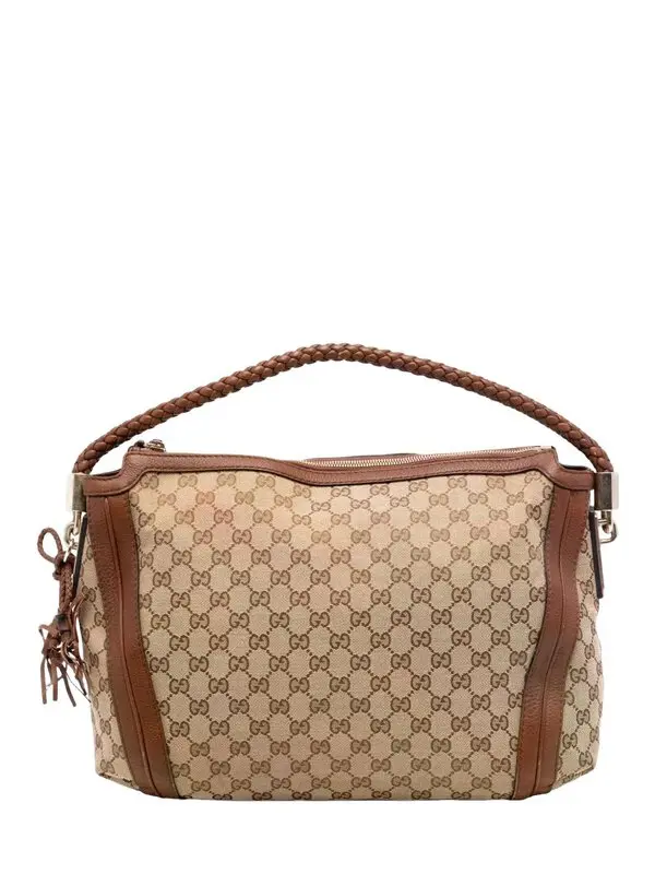 Gucci Medium Gg Canvas Bella Shoulder Bag - Neutrals