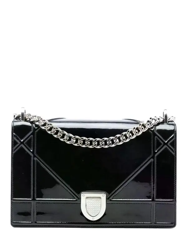Dior 2015 Medium Diorama Flap Bag - Black
