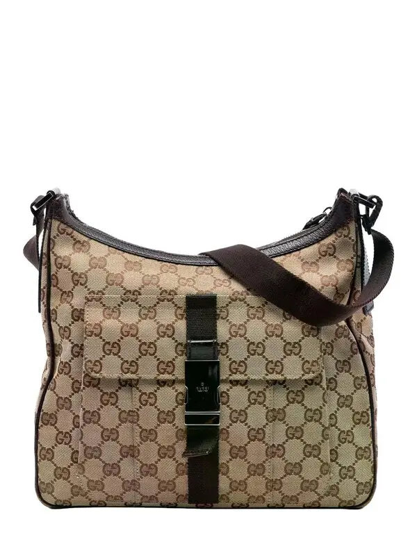 Gucci Gg Canvas Crossbody Bag - Neutrals